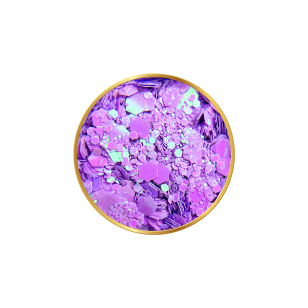 Glitter Mix Lila – Johara Nails Products